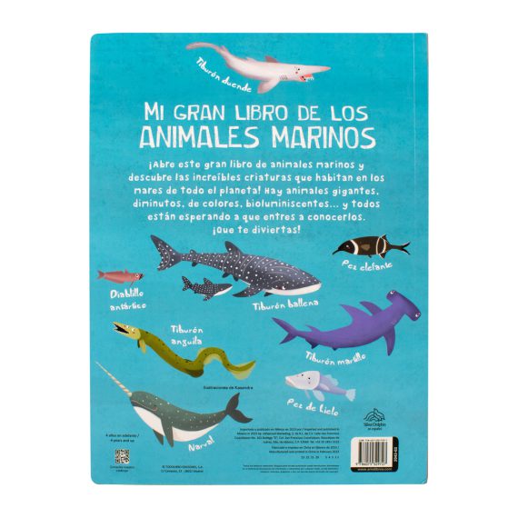 LIBRO INFANTIL: MI GRAN LIBRO DE LOS ANIMALES MARINOS - Venta de Libros ...